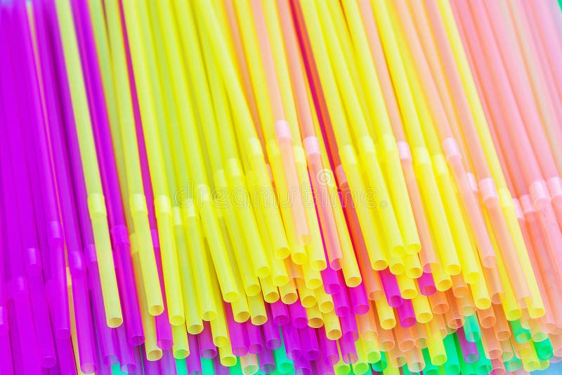 Colorful Drinking Straws Background Stock Image - Image of colored ...
