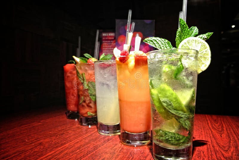 Colorful drinks stock photo. Image of alkohol, drinks - 65504780