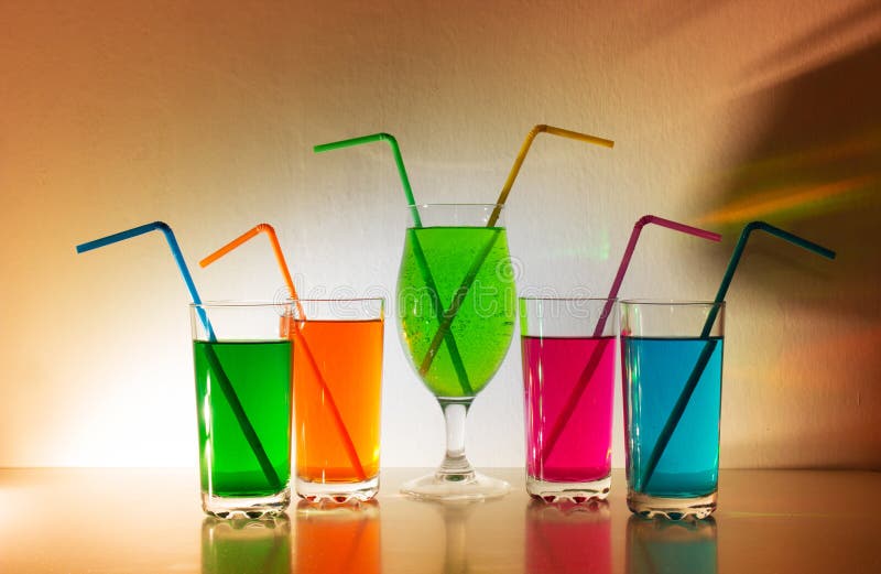 Colorful drinks stock image. Image of drinks, high, colorful - 82397859
