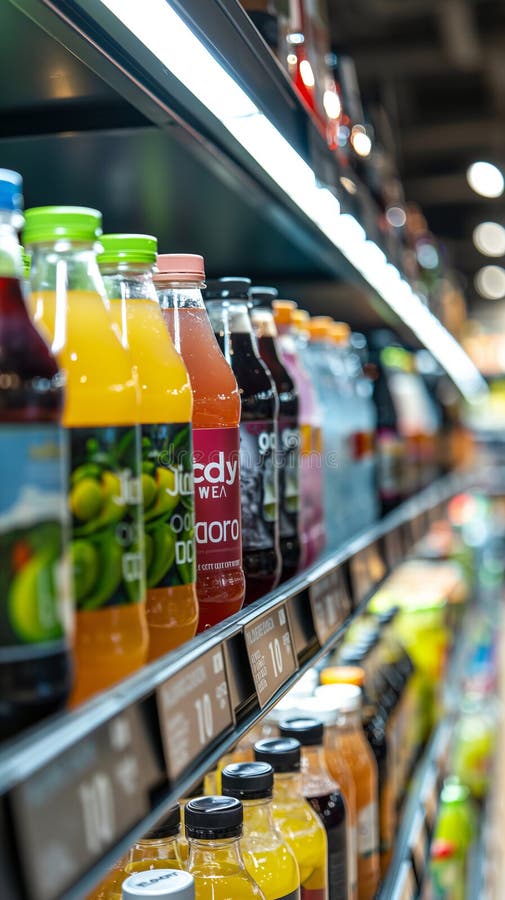 Colorful Drinks on Supermarket Shelves Stock Image - Image of selection ... Colorful Drinks on Supermarket Shelves Stock Image - Image of selection ...