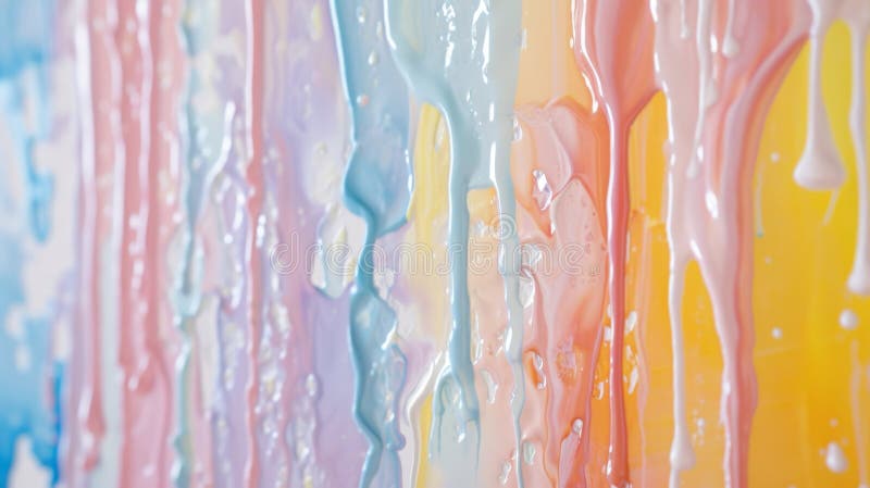 Colorful Dripping Paint Abstract Background Stock Photo - Image of ...