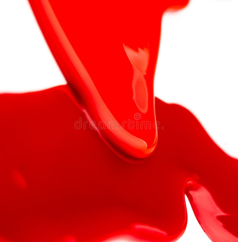 Colorful Drips of Red Liquid Stock Image - Image of flowing, leaking ...