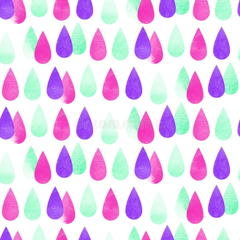 Rain seamless pattern stock vector. Illustration of creative - 21147127