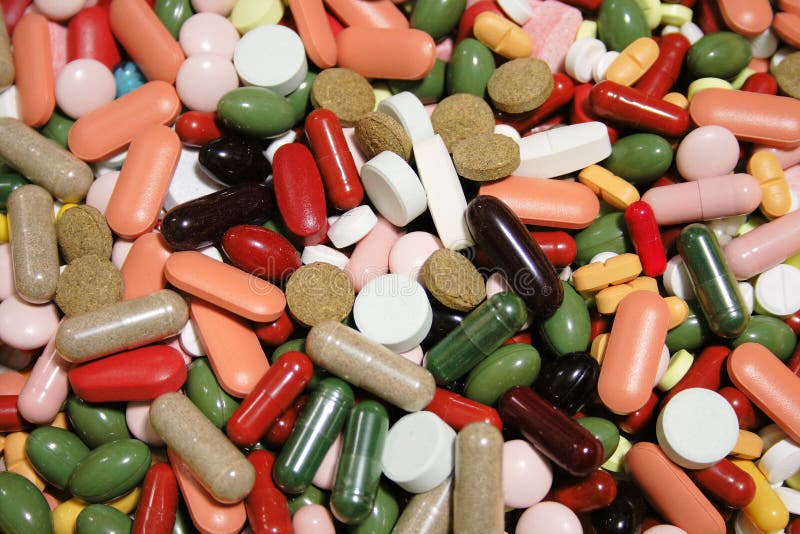 Colorful drugs stock photo. Image of hospital, dosage - 21856712