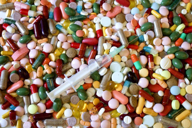 Colorful drugs stock image. Image of dose, health, pelmet - 19568565