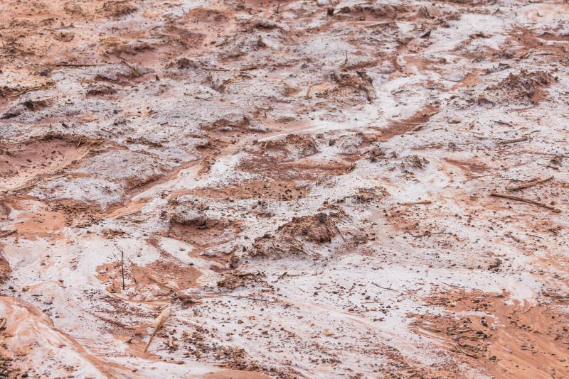 Salt in the soil stock image. Image of cracks, natural - 136700307