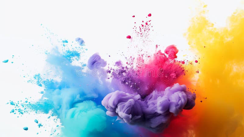 Colorful dust stock illustration. Illustration of paint - 304735022