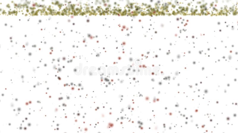 Colorful Dust Particles Falling Down from Form Lines, White Background ...