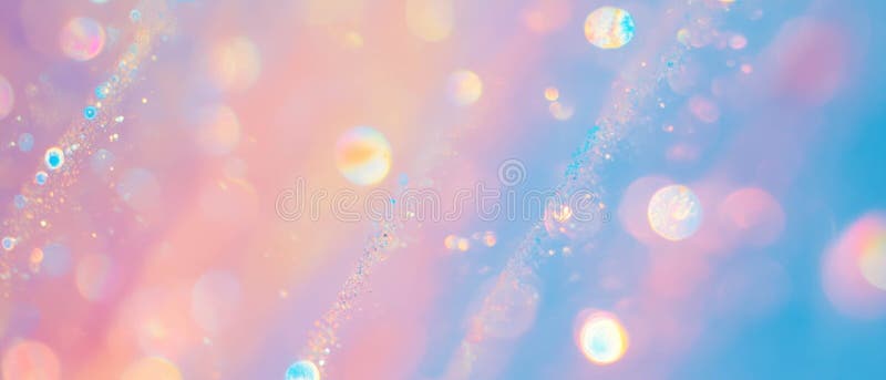 Enchanting Display of Rainbow Dust Particles Creating a Mesmerizing ...