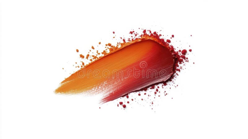 Colorful Dust Stroke on a White Background Stock Illustration ...