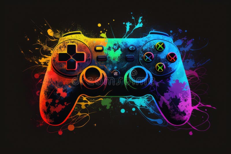 Video Game Controller Ai Stock Illustrations – 701 Video Game ...