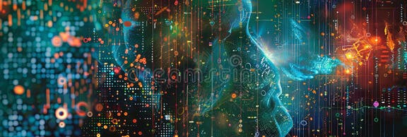 A Colorful And Dynamic Abstract Visualization Representing Big Data Information Streams And
