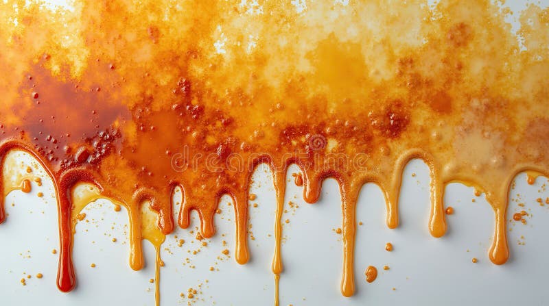 Vibrant Dripping Oil Stain with Sticky Liquid Drips and Splashes Stock ...