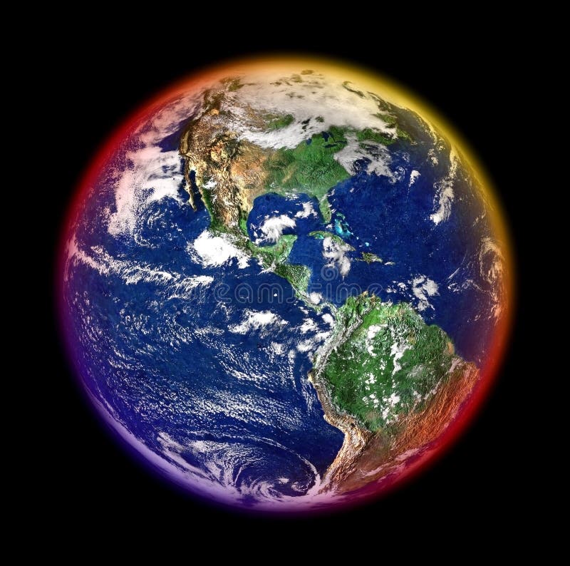Colorful earth stock photo. Image of continent, earth - 2695610