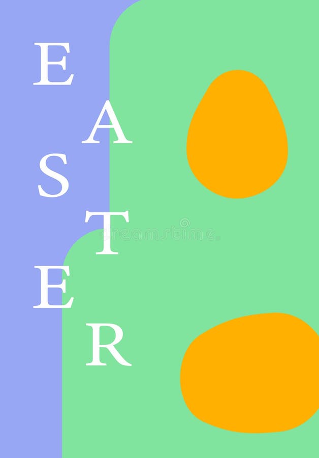 Colorful Easter Celebration Design for Holiday Posters Stock Vector ...
