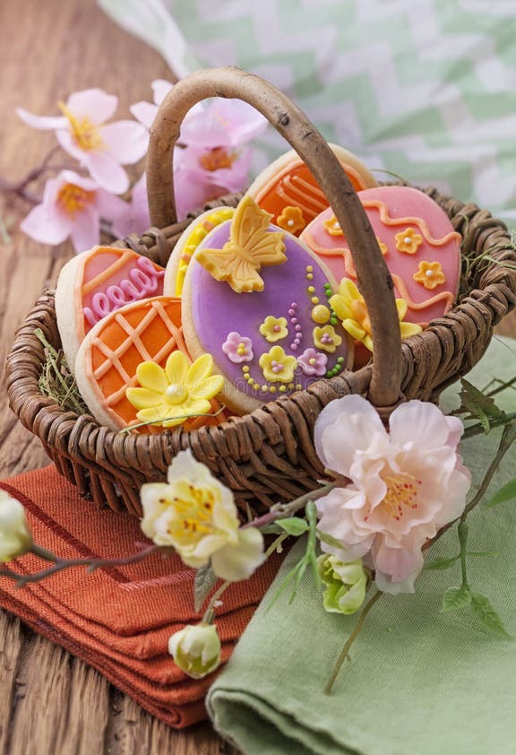 Colorful easter cookies stock photo. Image of tradition - 38384486