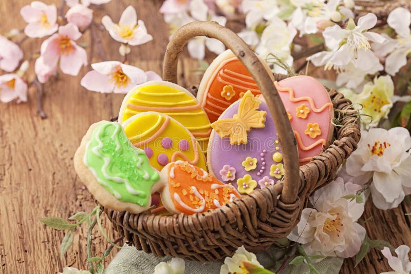 Colorful easter cookies stock photo. Image of sprinkles - 38384730