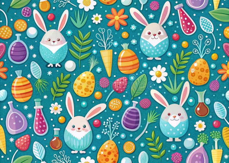 Colorful Easter Egg Hunt Science Lab a Detailed Look at Springtime ...