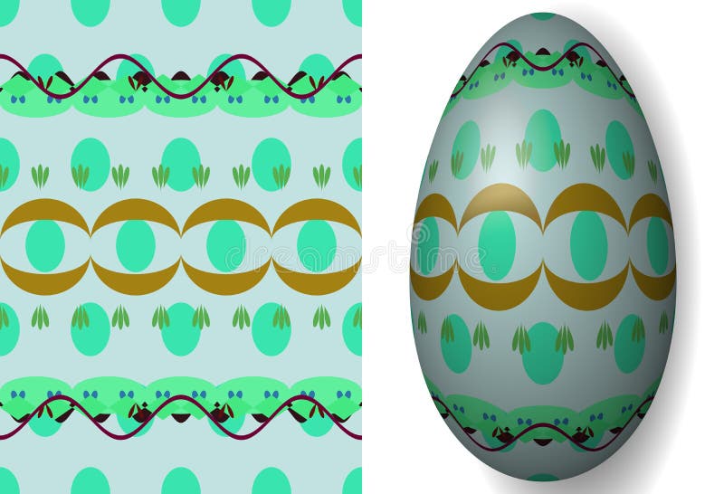 Colorful Easter Egg Texture Variation Stock Illustration - Illustration ...