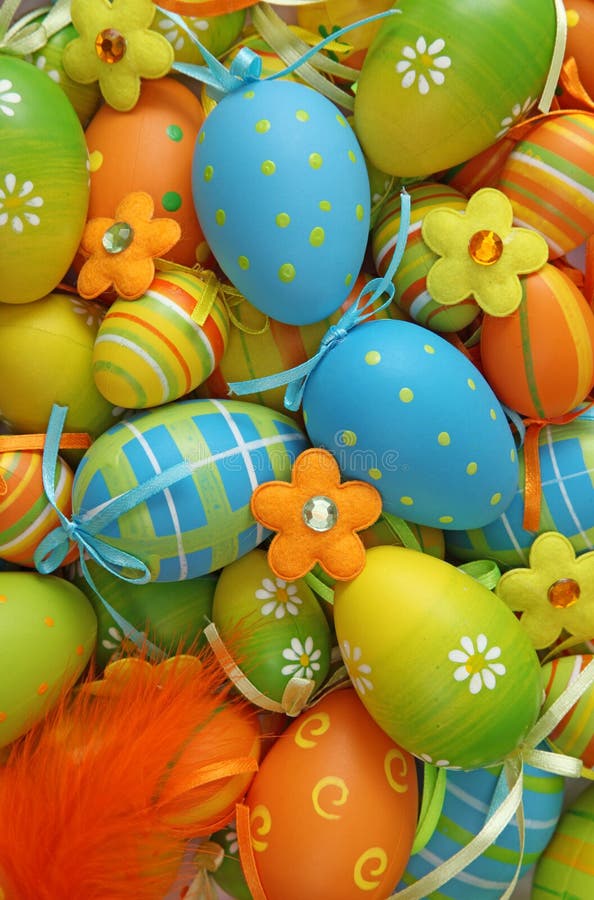 Colorful easter eggs stock photo. Image of blue, decoration - 17318550