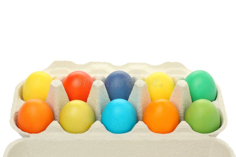 Colorful Easter eggs stock photo. Image of eggs, gift - 23300294