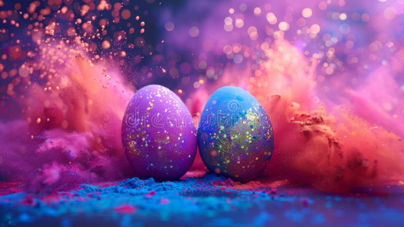 Colorful Easter Eggs stock image. Image of bright, dynamic - 310506549