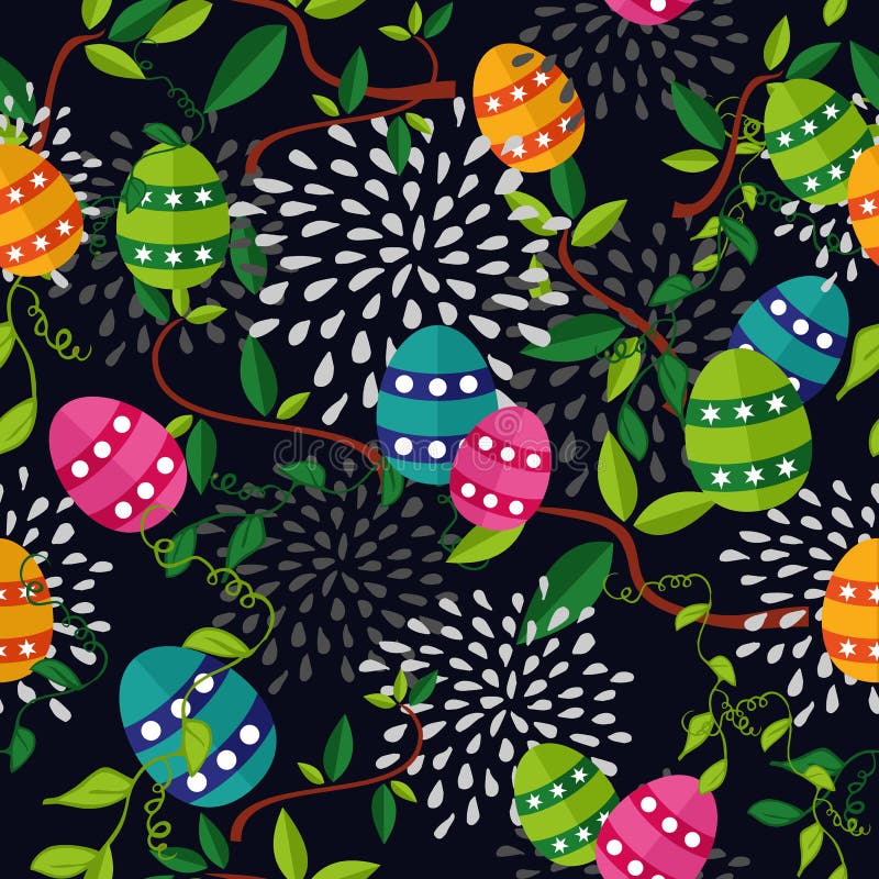 Easter pattern stock vector. Illustration of background - 27887564