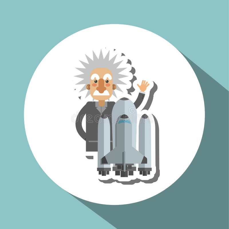 Colorful Einstein design stock vector. Illustration of symbol - 82973299