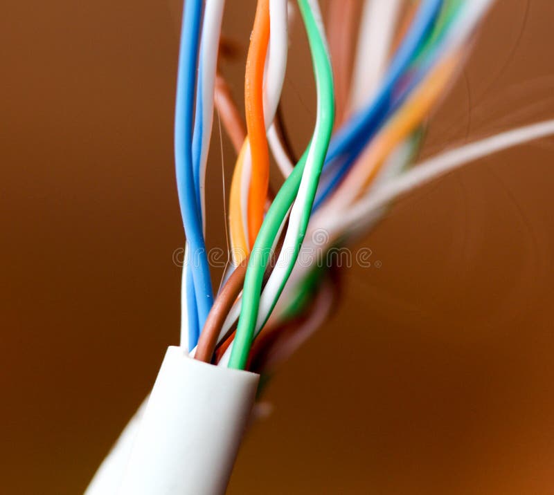 Colorful electrical cables stock image. Image of equipment - 81274363