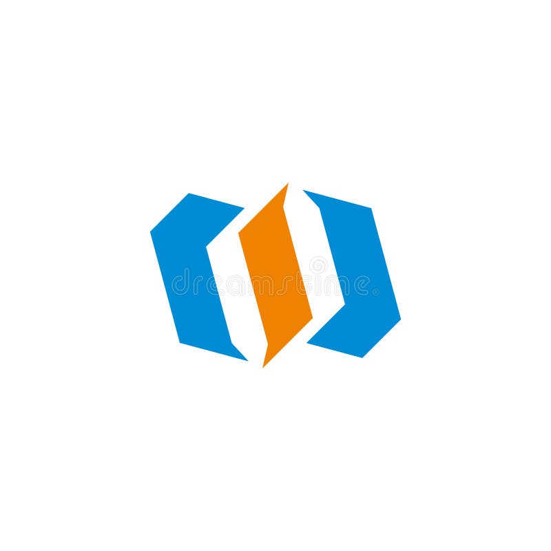 Colorful Electrical Energy Polygon Dimensional Flat Logo Vector Stock ...