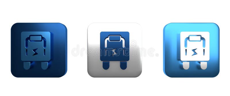 Colorful Electrical Panel Icon Isolated on White Background. Switch ...