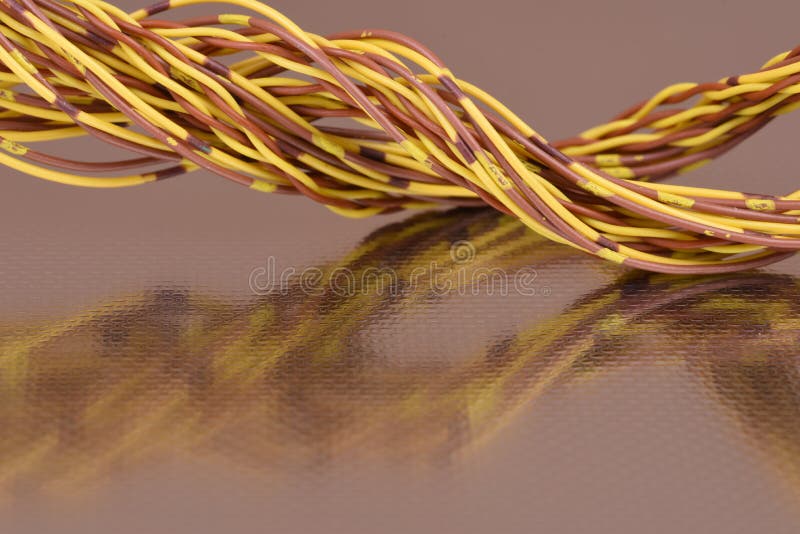 Telecommunication cables stock image. Image of installation - 47344733