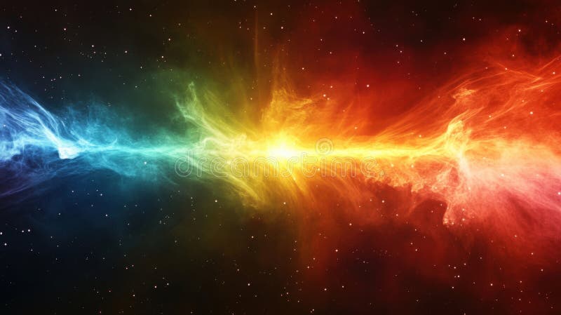 Colorful Electromagnetic Spectrum Waves Stock Photo - Image of ...