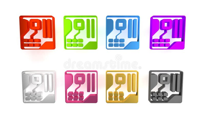 Colorful Electronic Computer Components Motherboard Digital Chip ...