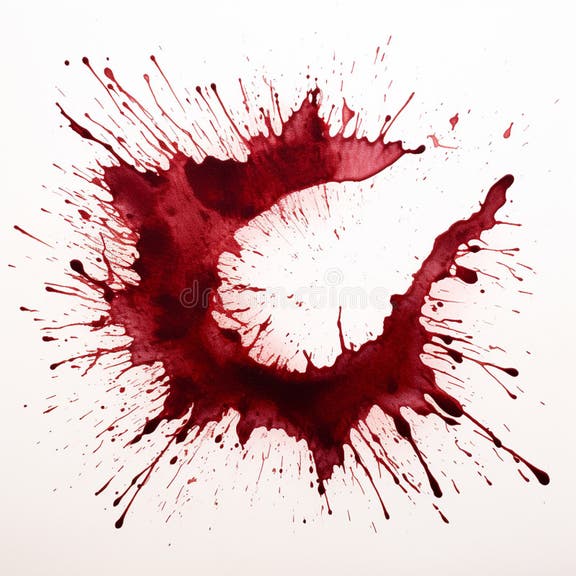 Colorful Elements with Splats and Drips of Paint Stock Illustration ...