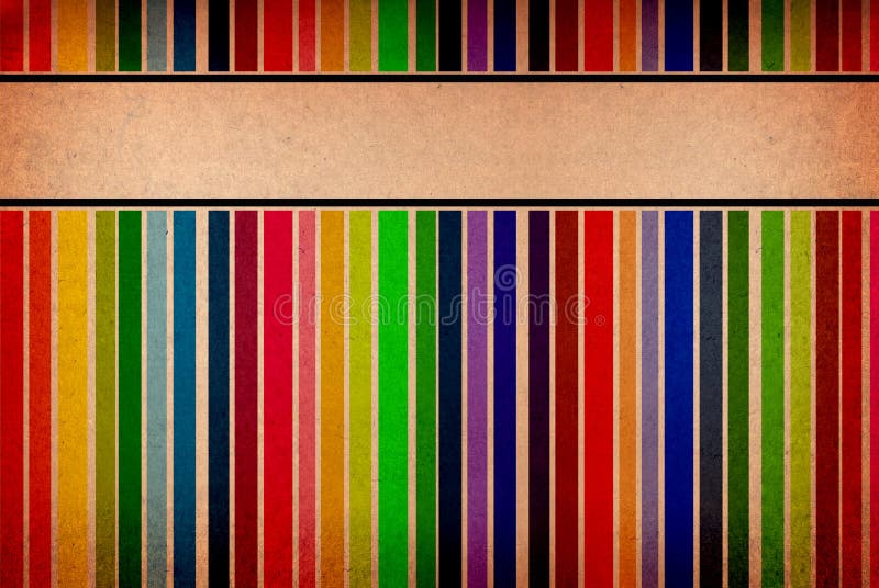 Colorful Empty Banners Against a Grungy Background Stock Illustration ...