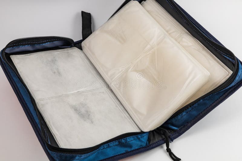 Colorful and Empty CD Case Made by Colorful Blue and Orange Fabric ...