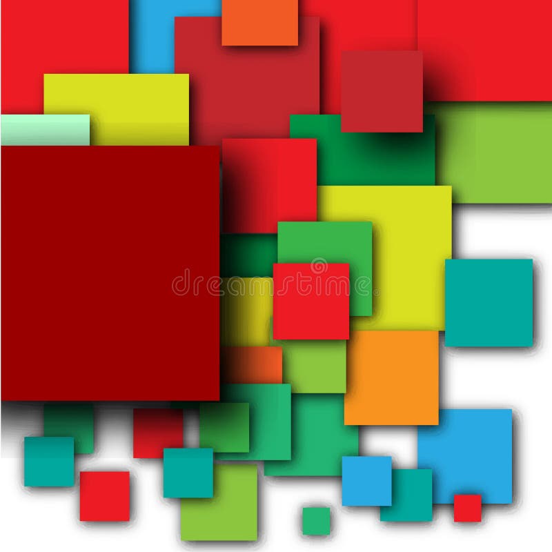 Colorful empty squares stock illustration. Illustration of colorful ...