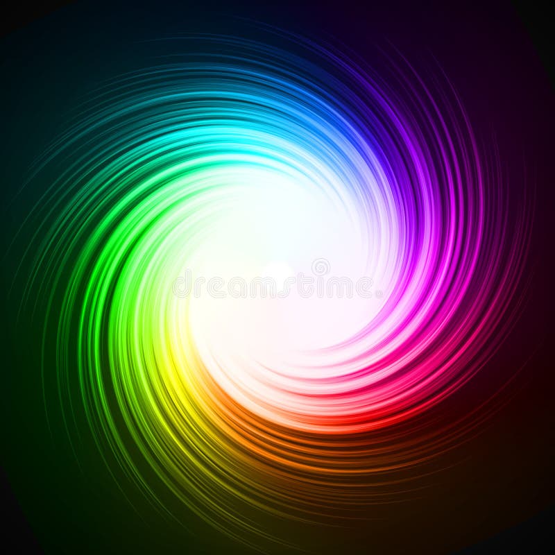 Colorful energy vortex stock vector. Illustration of power - 83629595