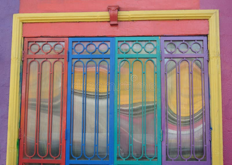 Colorful entrance stock image. Image of gate, childish - 33043153