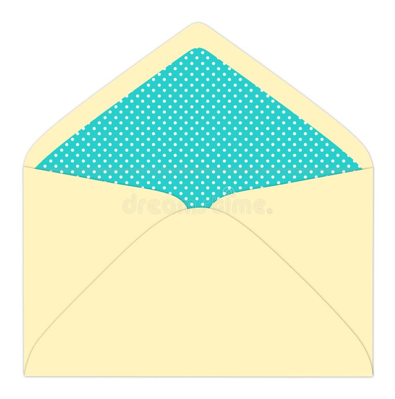 Colorful Envelope, Vintage Style Stock Illustration - Illustration of ...