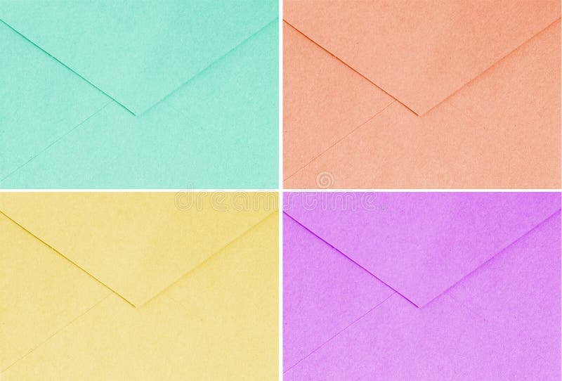 Colorful Envelope, Vintage Style, Trend, Style Stock Photo - Image of ...