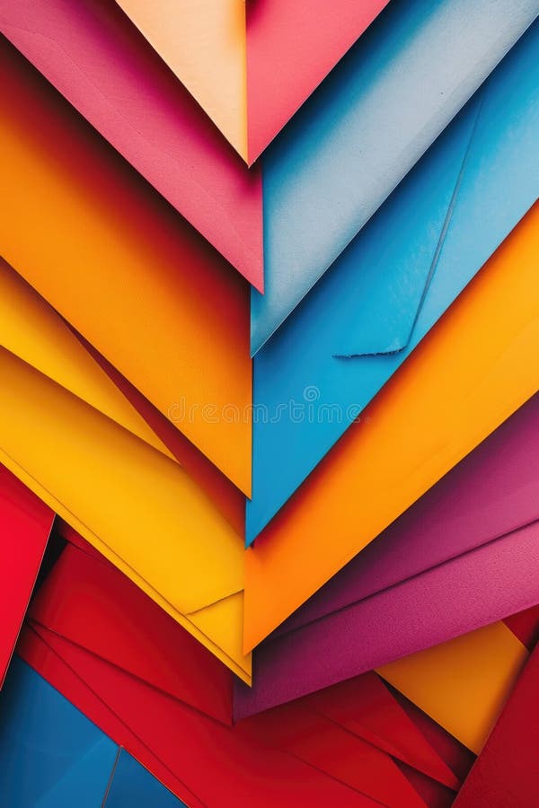 Colorful Envelopes Stack stock image. Image of communication - 374861857