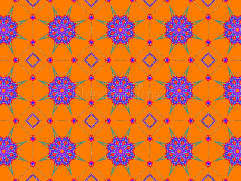 Colorful Ethnic Ornament. Arabesque Style Stock Illustration ...