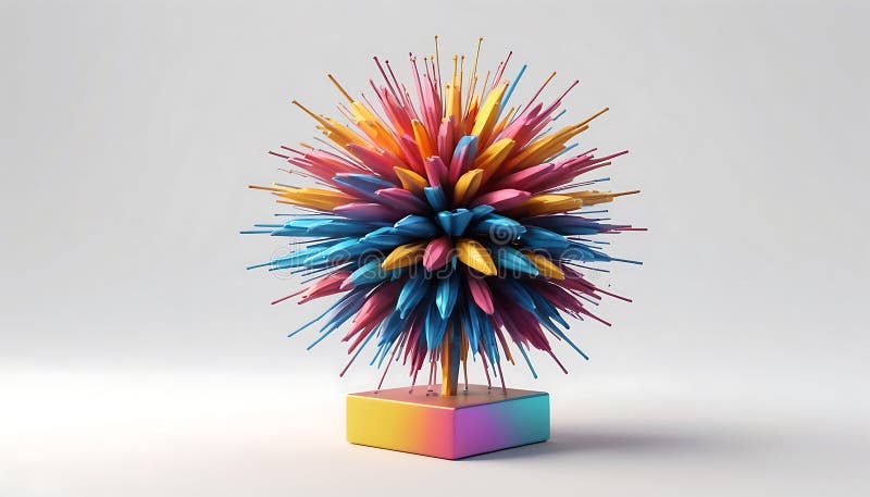 Confetti Cat Toy stock illustration. Illustration of style - 375297534