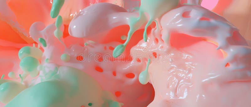 Colorful Exploration of Puffy Paint Textures with Raised Surfaces and ...