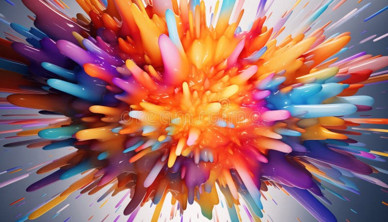 Colorful Explosion Background Stock Photo - Image of pattern ...