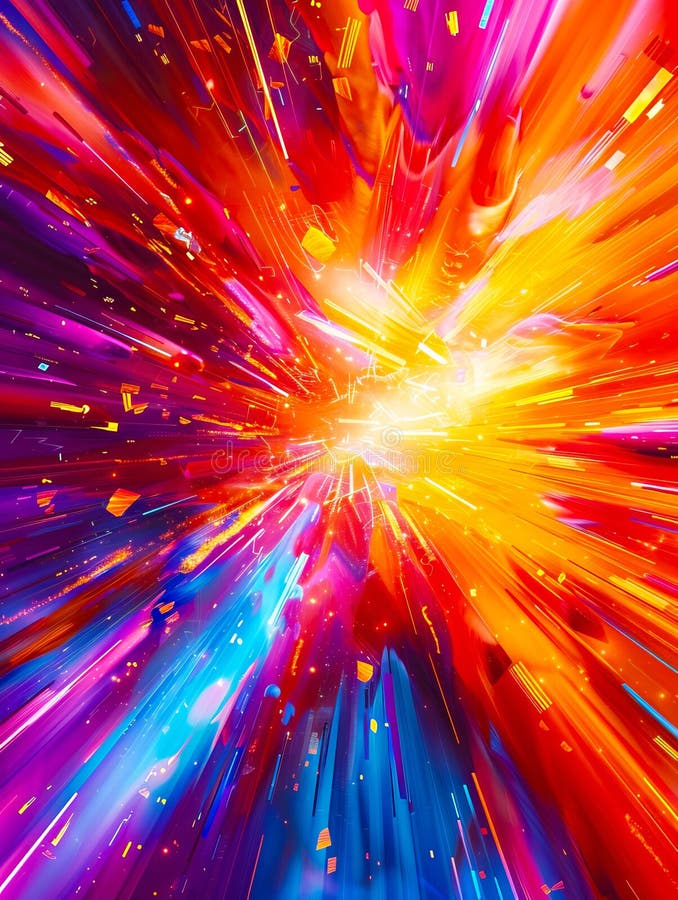 A Colorful Explosion of Candy and Bubbles Stock Image - Image of ...