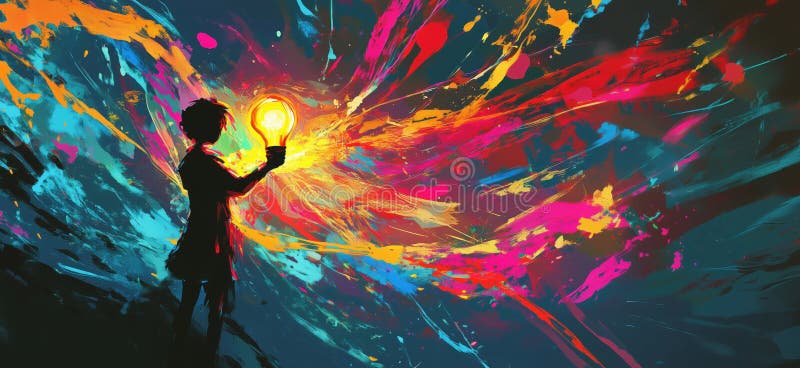 Colorful Explosion of Creativity and Imagination with Silhouette ...