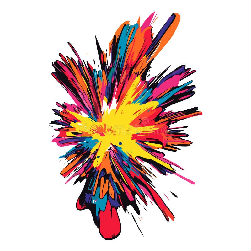 Colorful Explosion for Festive Events. Stock Vector - Illustration of ...
